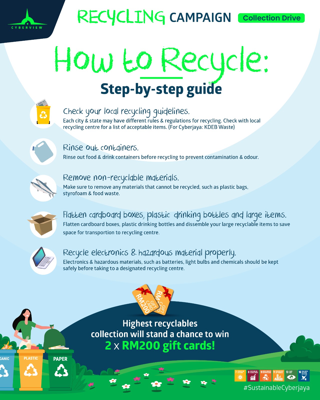 RECYCLING CAMPAIGN: Collection Drive - Cyberview